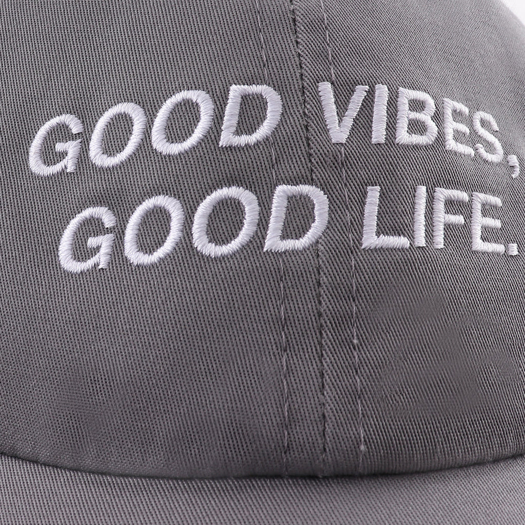 A[S]USL GOOD VIBS DAD CAP-GREY - Popcorn Store