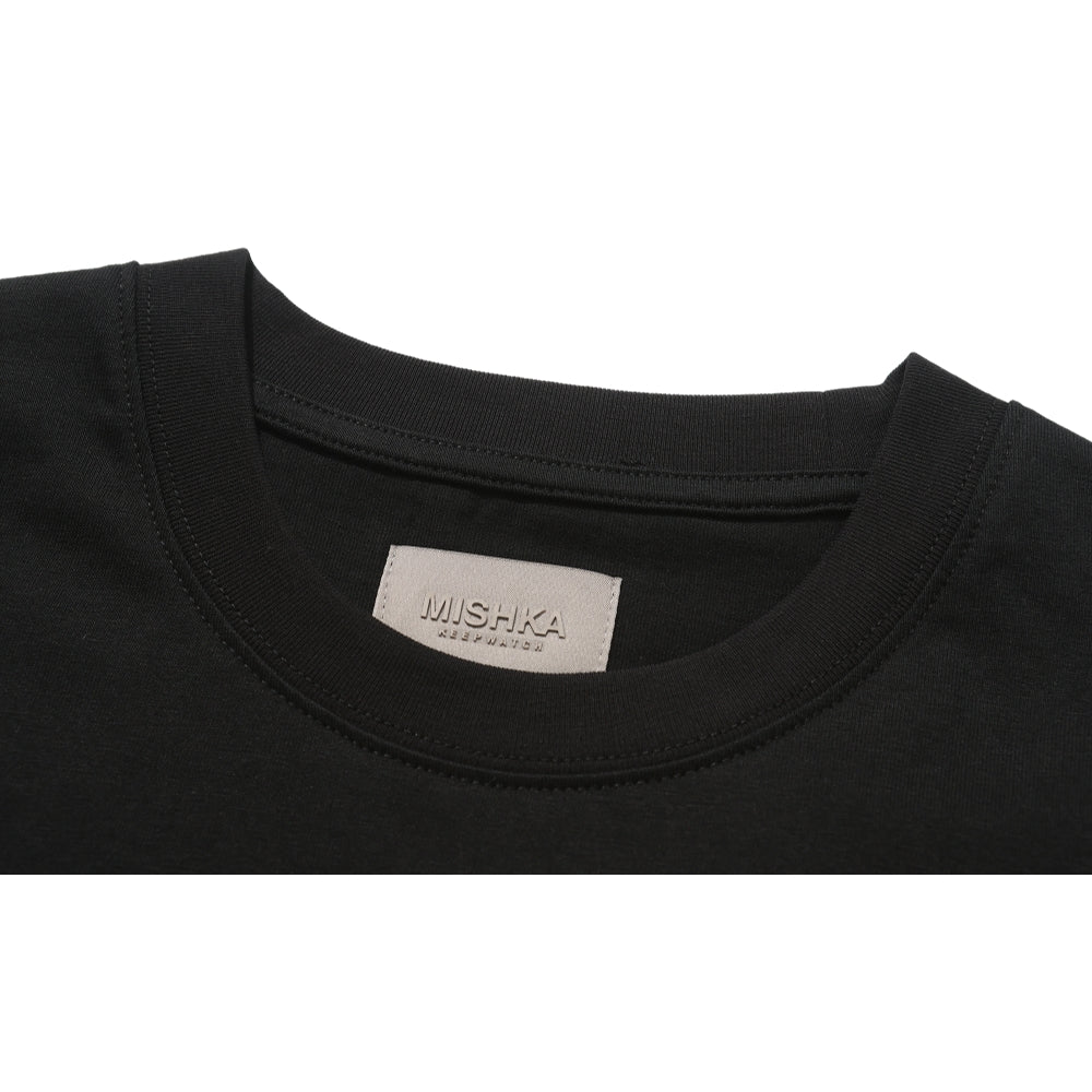 MISHKA W BEAR PRINTED T-SHIRT-BLACK - Popcorn Store