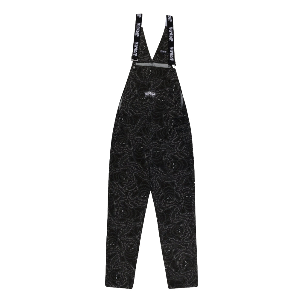 Ripndip Big Pussy Energy Cotton Twill Overalls Black Popcorn Store