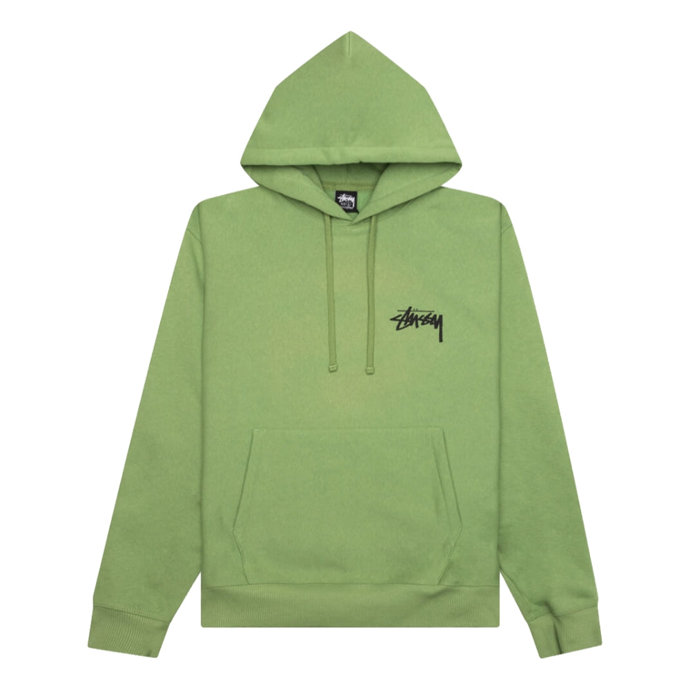 STUSSY CLASSIC DOT HOODIE-MOSS - Popcorn Store