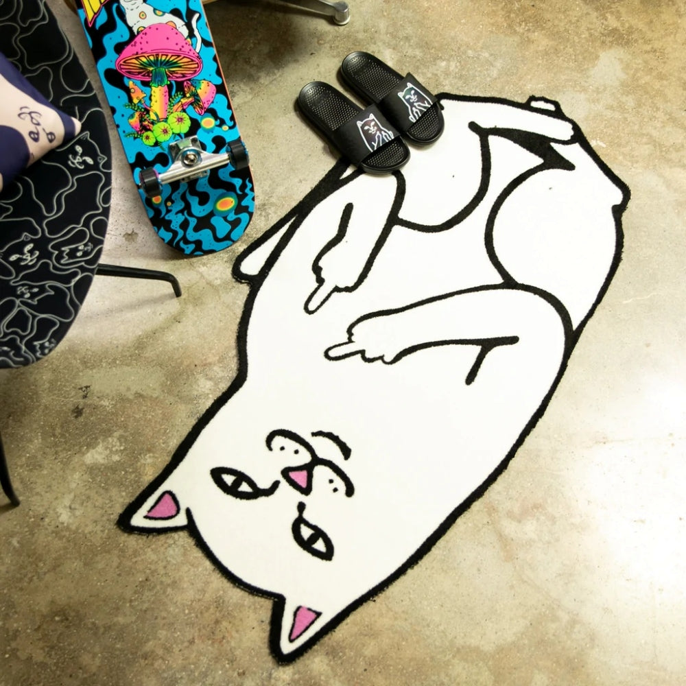 RIPNDIP LORD NEMRAL 4FT RUG-WHITE - Popcorn Store