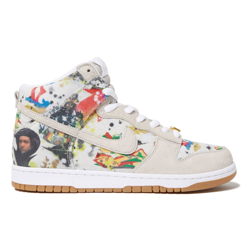 SUPREME NIKE SB® RAMMELLZEE DUNK HIGH-WHITE - Popcorn Store