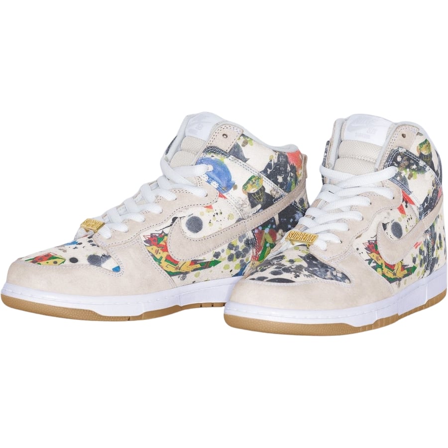 SUPREME NIKE SB® RAMMELLZEE DUNK HIGH-WHITE - Popcorn Store