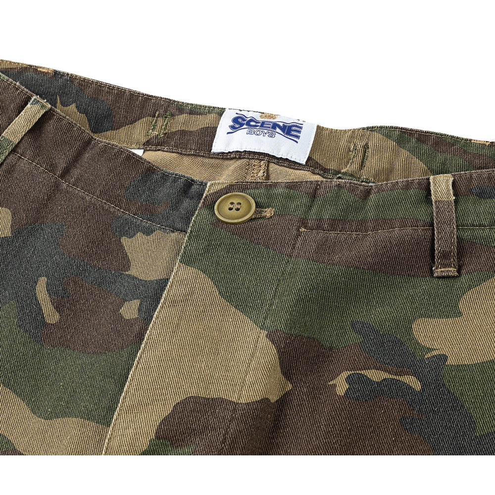 SCENE BY ICE FIRE SCENE BOYS CAPRI PANTS -CAMO - Popcorn Store