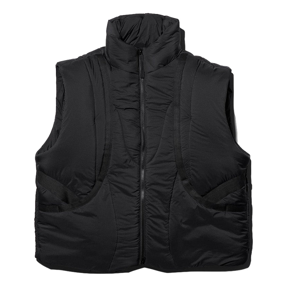 NINE POINT NINE SPRIAL 2IN1 PUFFER JACKET-BLACK - Popcorn Store