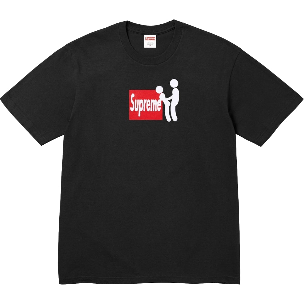SUPREME STICK TEE-BLACK - Popcorn Store