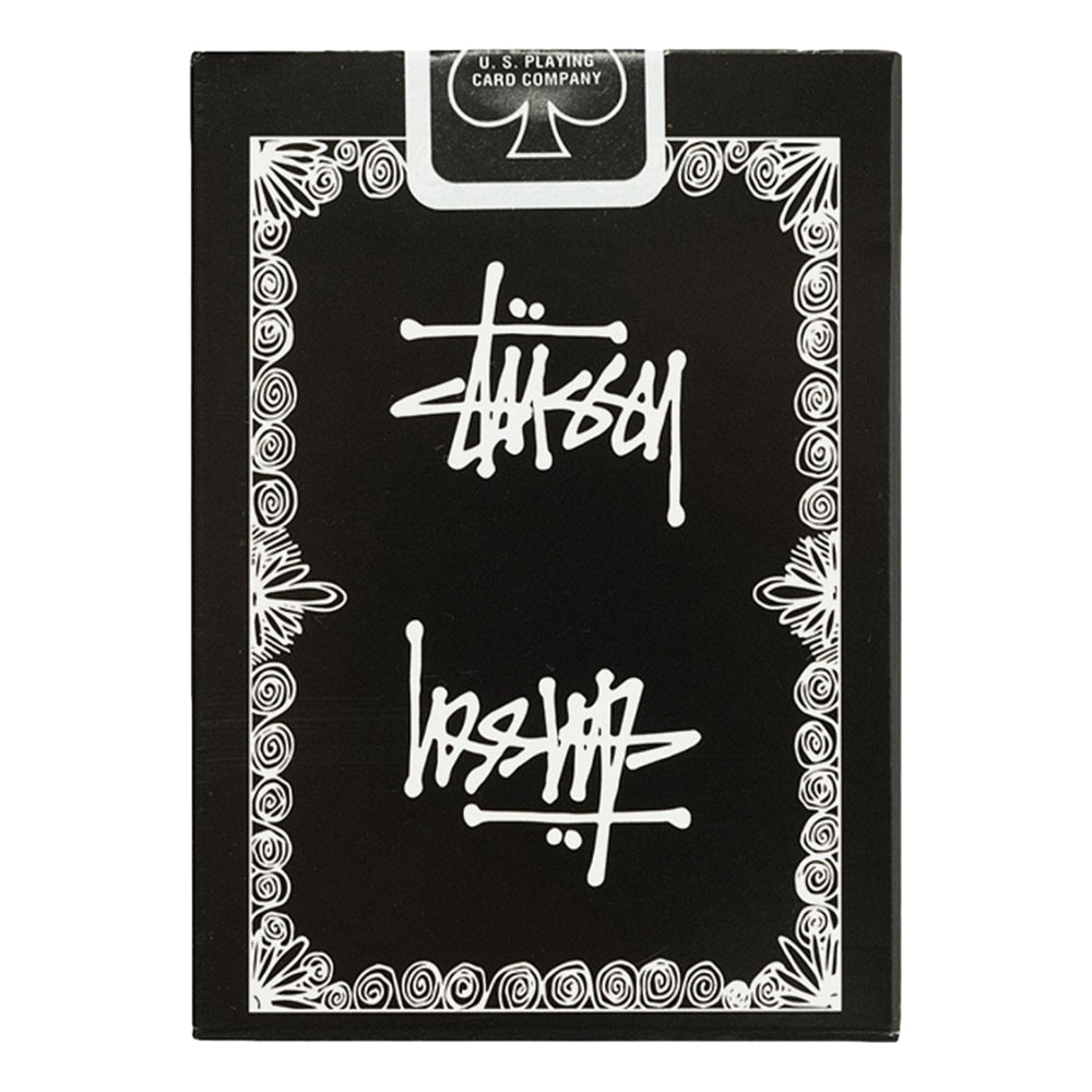 STUSSY STUSSY PLAYING CARDS-BLACK - Popcorn Store