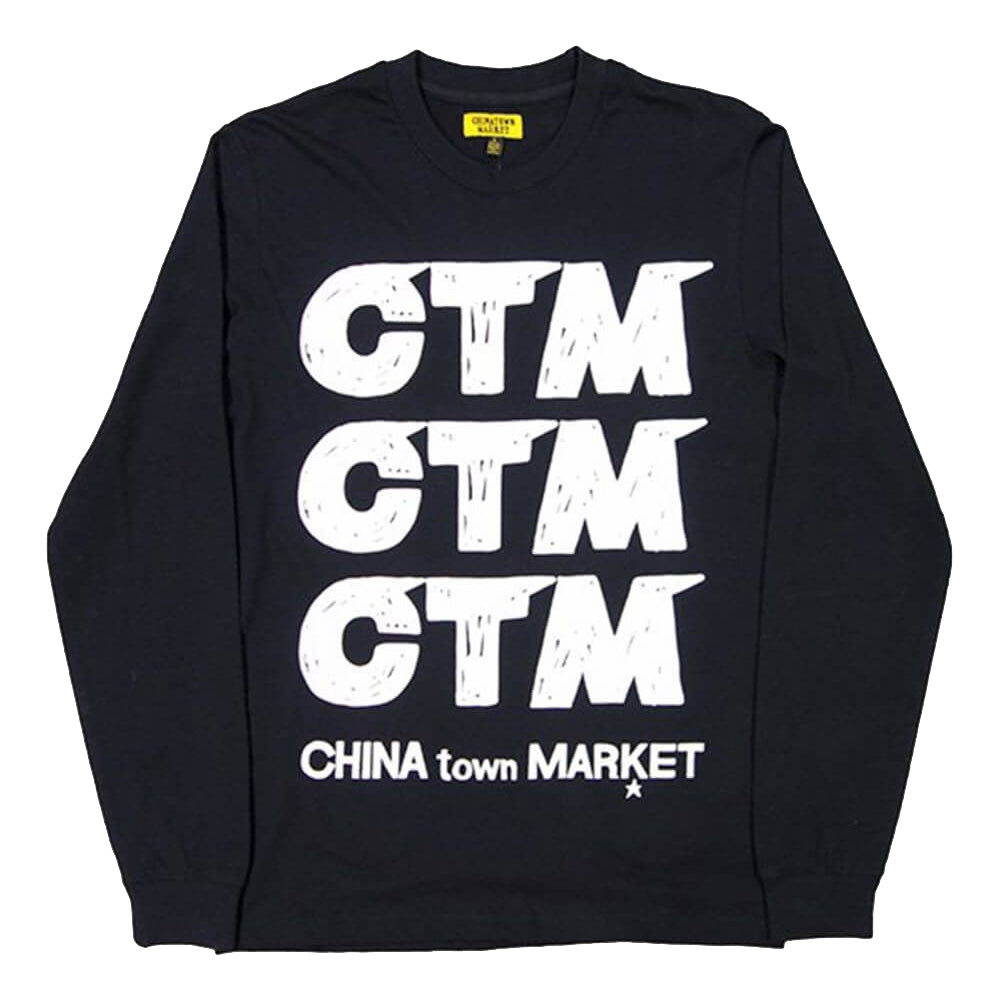 CHINA TOWN MARKET CTM LS-BLACK - Popcorn Store