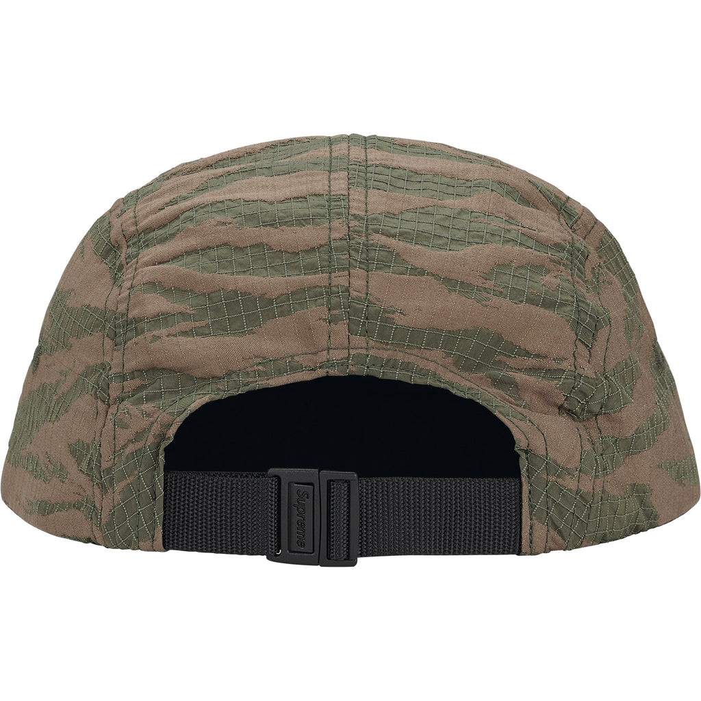 SUPREME TIGER CAMO RIPSTOP CAMP CAP-OLIVE - Popcorn Store