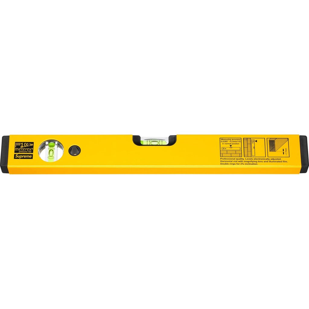 SUPREME METEREX SPIRIT LEVEL-YELLOW - Popcorn Store