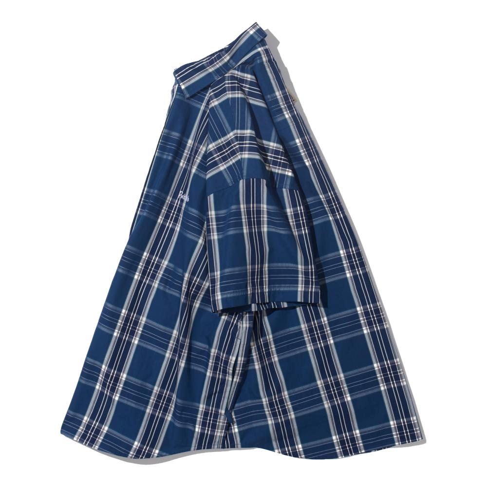 PUBLISH GRID SHIRT-PLAIDNAVY YEL - Popcorn Store