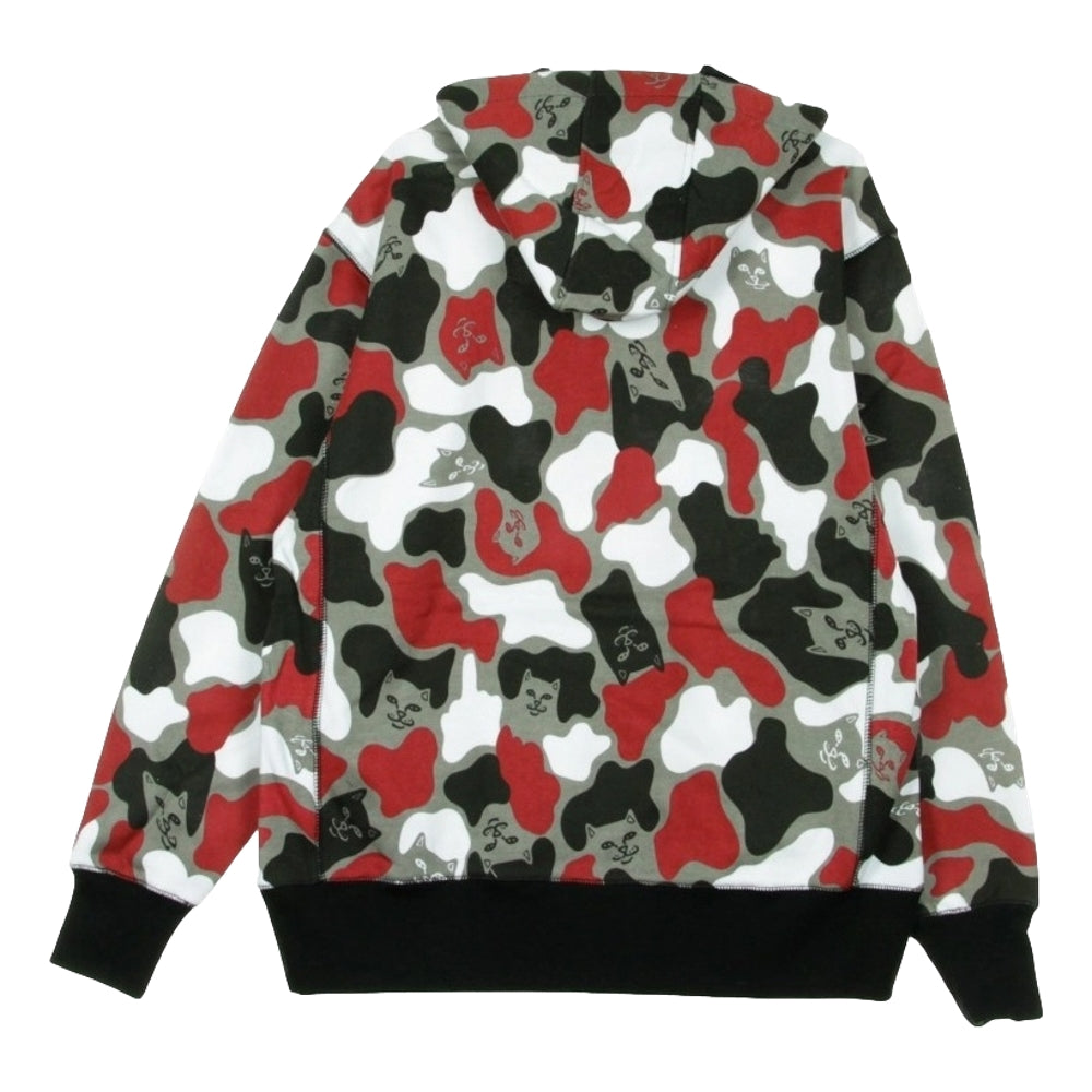 RIPNDIP NERMCAMO HOODIE-RED CAMO - Popcorn Store