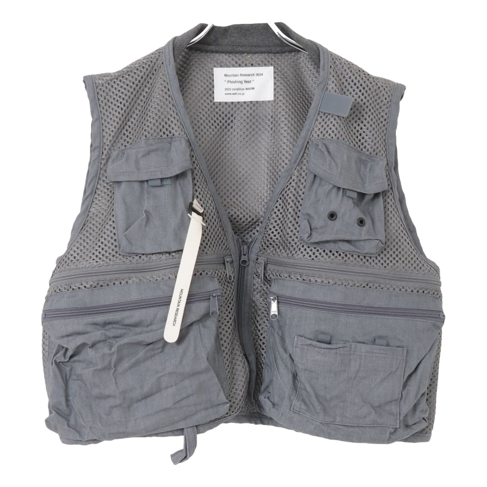 MOUNTAIN RESEARCH PHISHING VEST-GREY - Popcorn Store