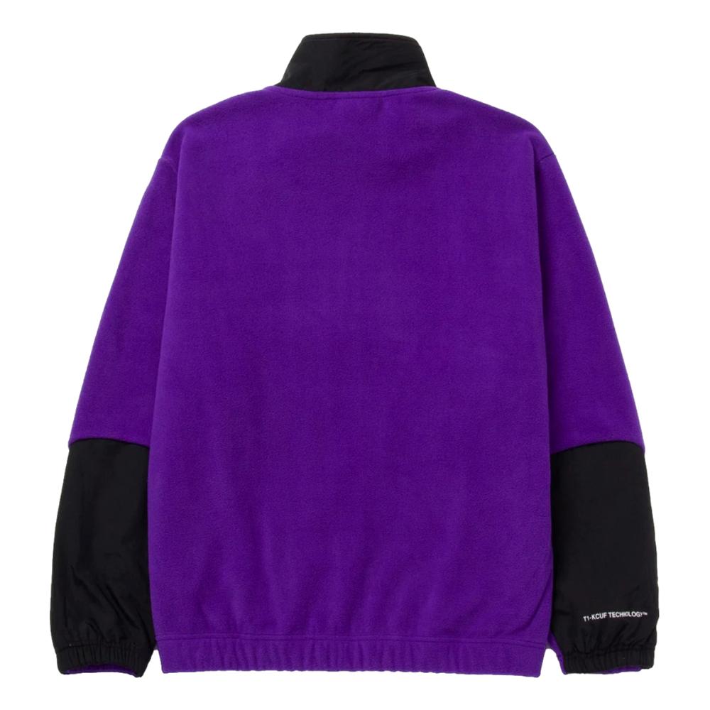 HUF RANGE QUARTER ZIP POLAR FLEECE-PURPLE - Popcorn Store