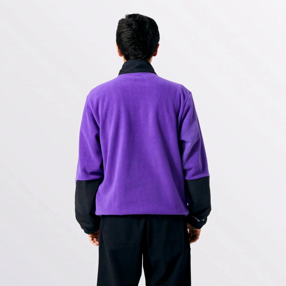 HUF RANGE QUARTER ZIP POLAR FLEECE-PURPLE - Popcorn Store