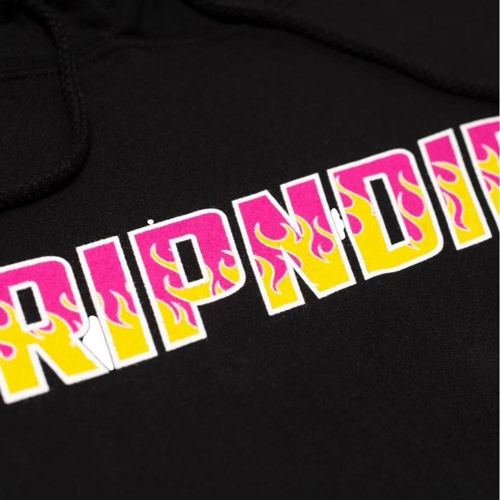 RipNDip RIPNDIP RACING HOODIE -BLACK - Popcorn Store