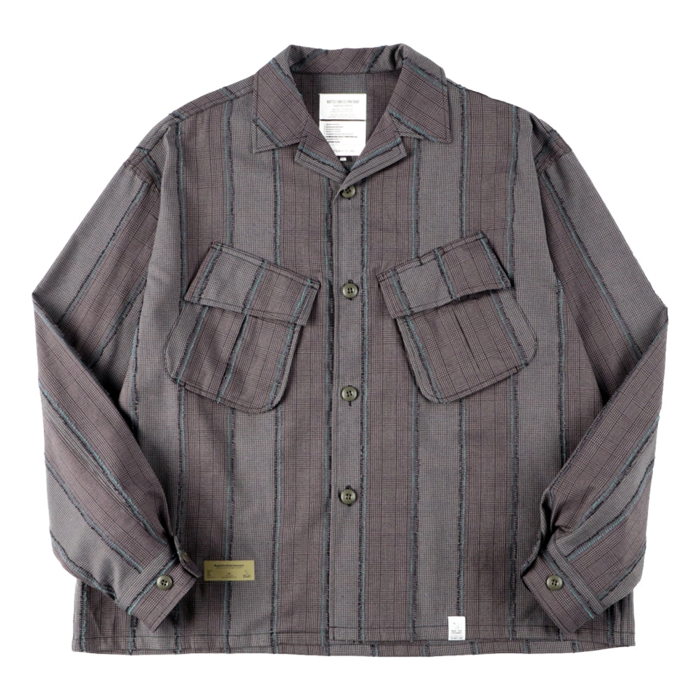 MAGICSTICK T-KMG FATIGUE SHIRT-GREEN PLAID - Popcorn Store