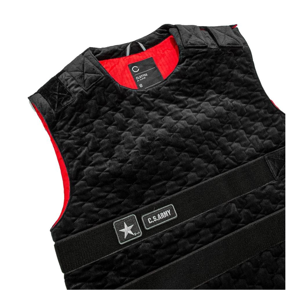 CLOT TEE VELCRO VEST-BLACK - Popcorn Store