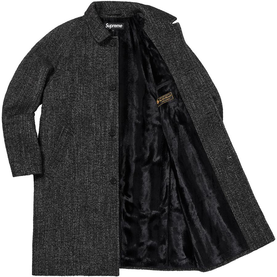 SUPREME WOOL TRENCH COAT-BLACK - Popcorn Store
