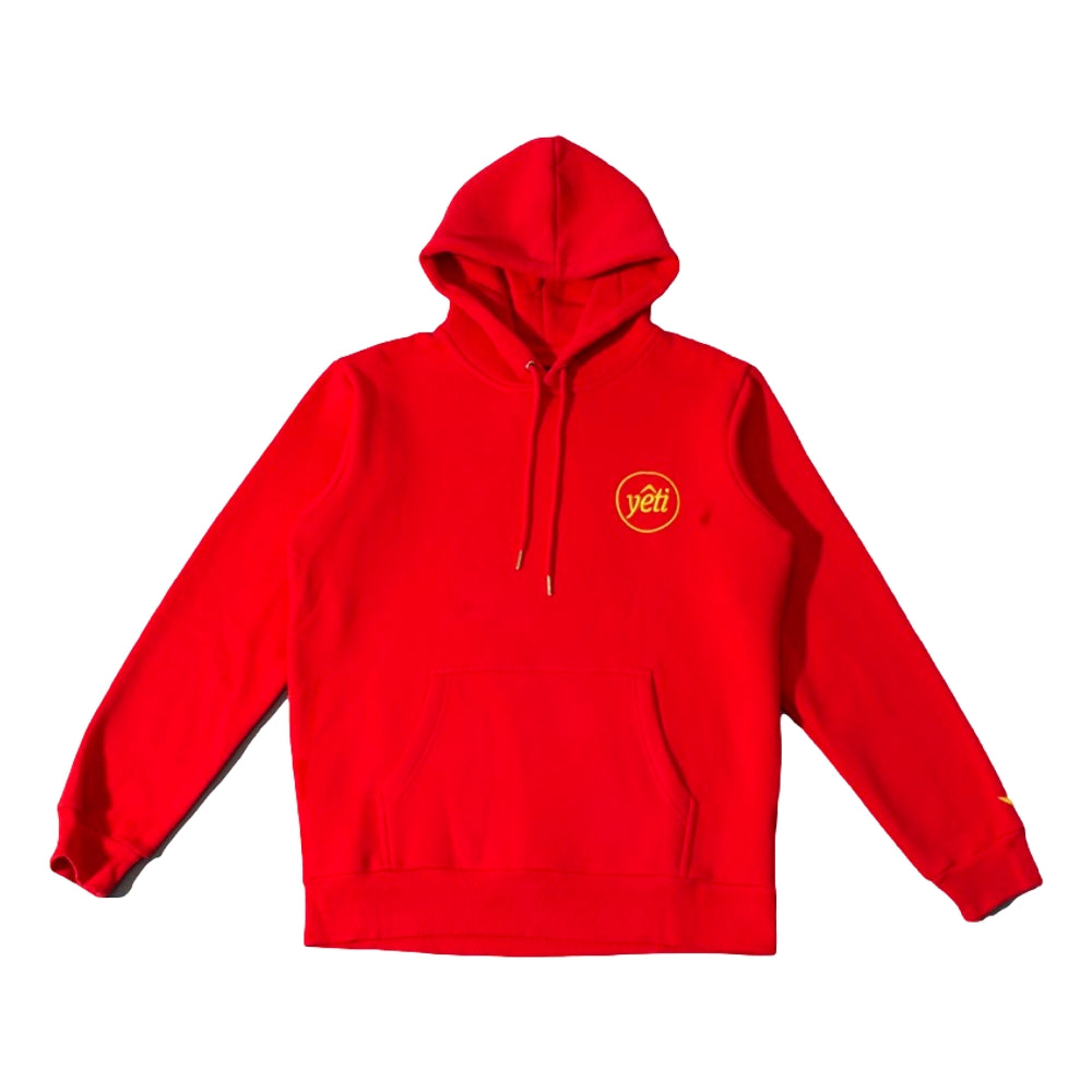 YETI YETI LOGO HOODY-RED - Popcorn Store